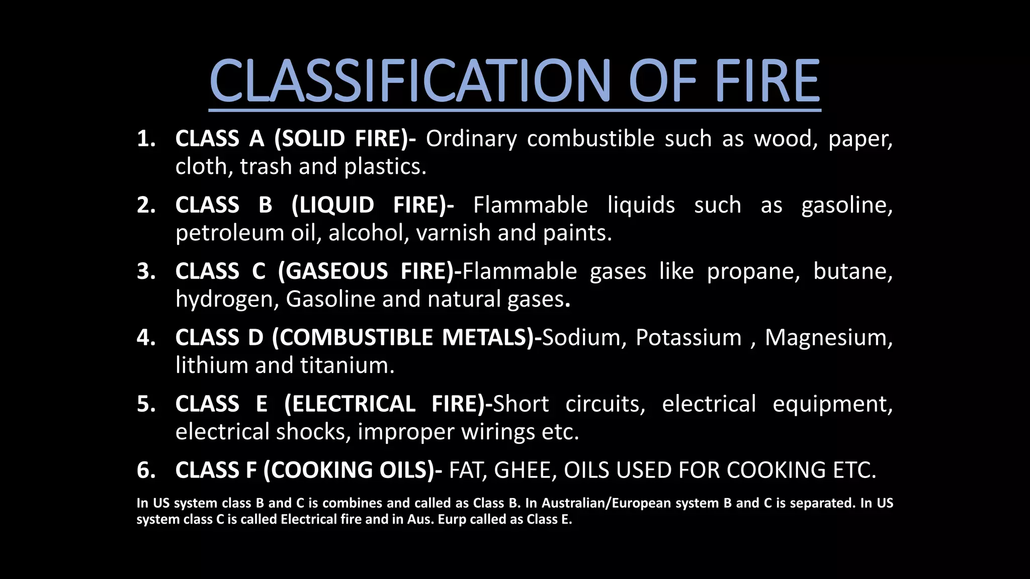 Basic fire science and fire extingusing techniques | PPTX