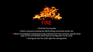 Basic fire science and fire extingusing techniques | PPTX