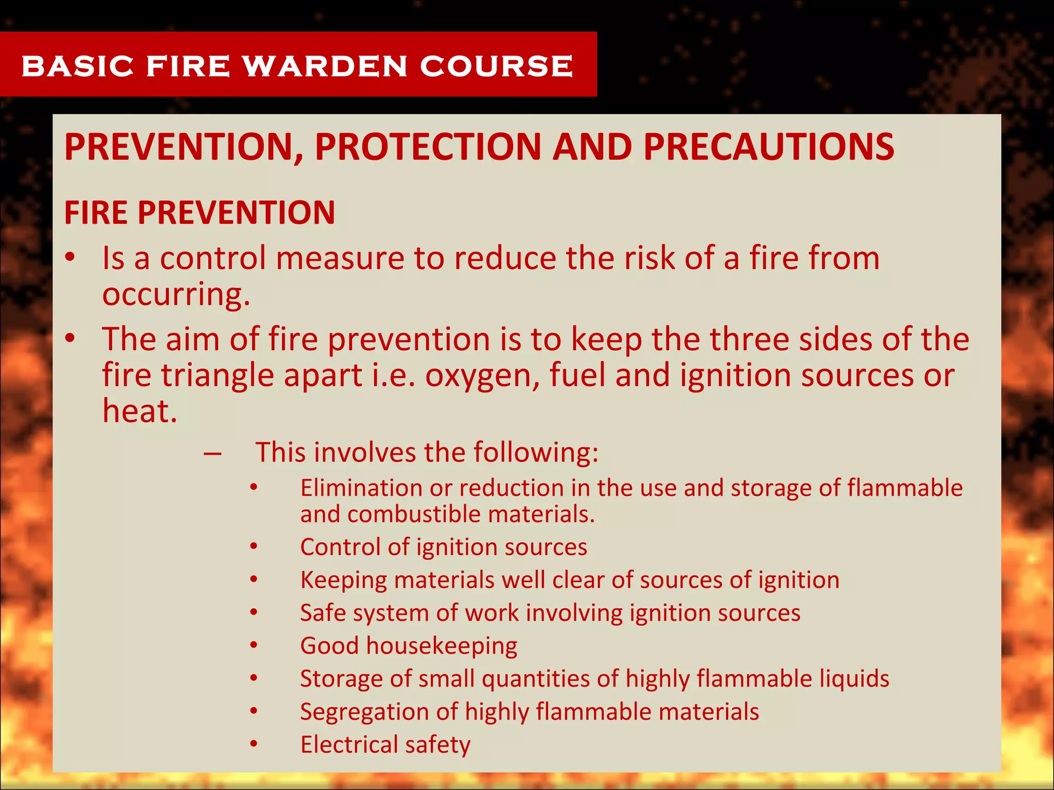 Basic fire warden | PPT