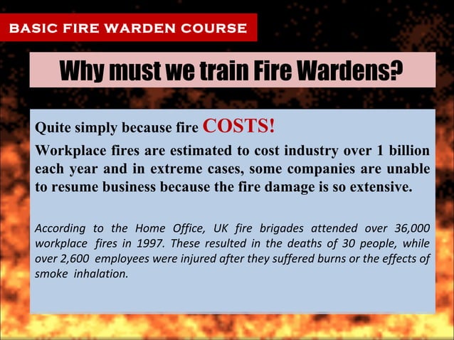 Basic fire warden | PPT