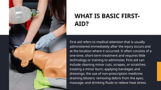 Basic First-Aid Lecture and otherssssssss | PPTX