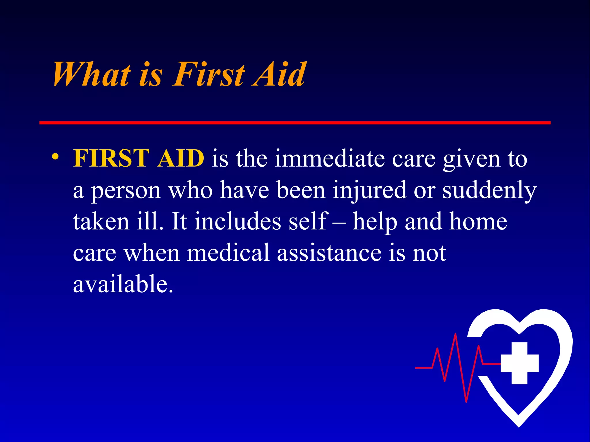Basic first aid | PPT