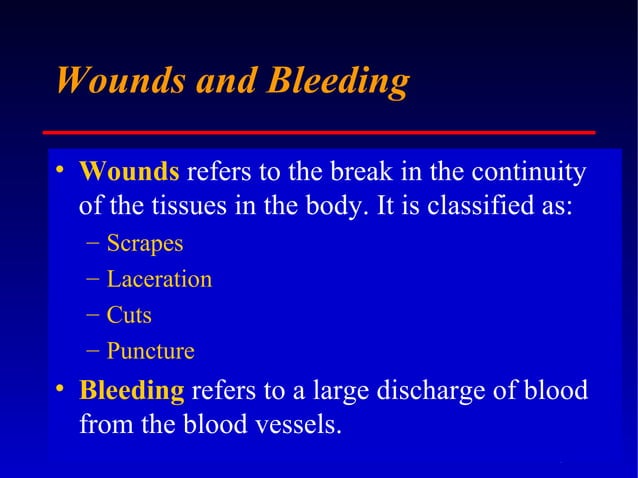 Basic first aid | PPT