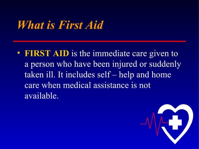Basic first aid | PPT