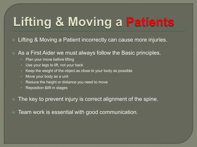 Basic first aid | PPTX