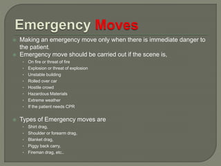 Basic first aid | PPTX