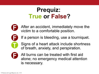 Basic first aid | PPT