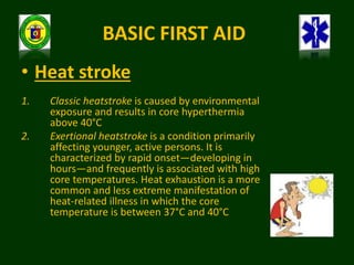 Basic first aid | PPTX