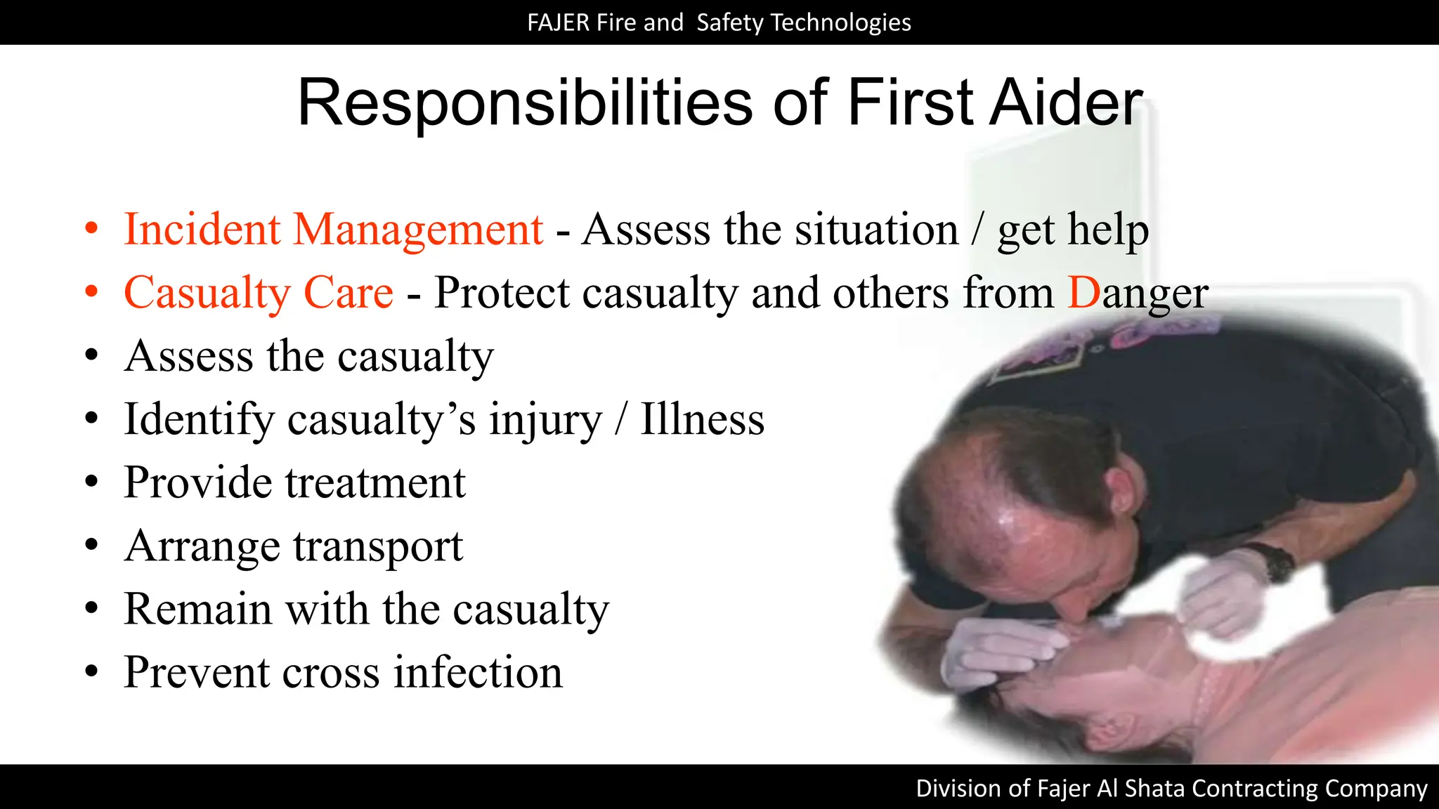 Basic First Aid Safety training for beginners | PPTX