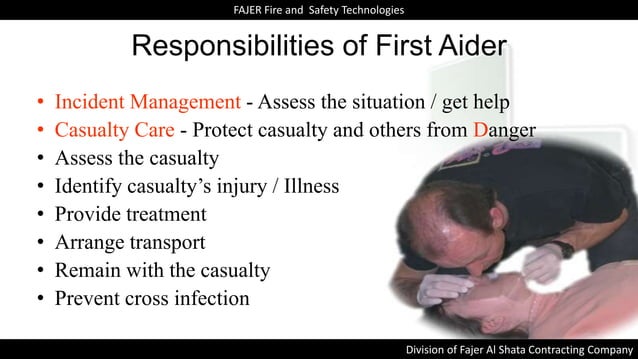 Basic First Aid Safety training for beginners | PPT