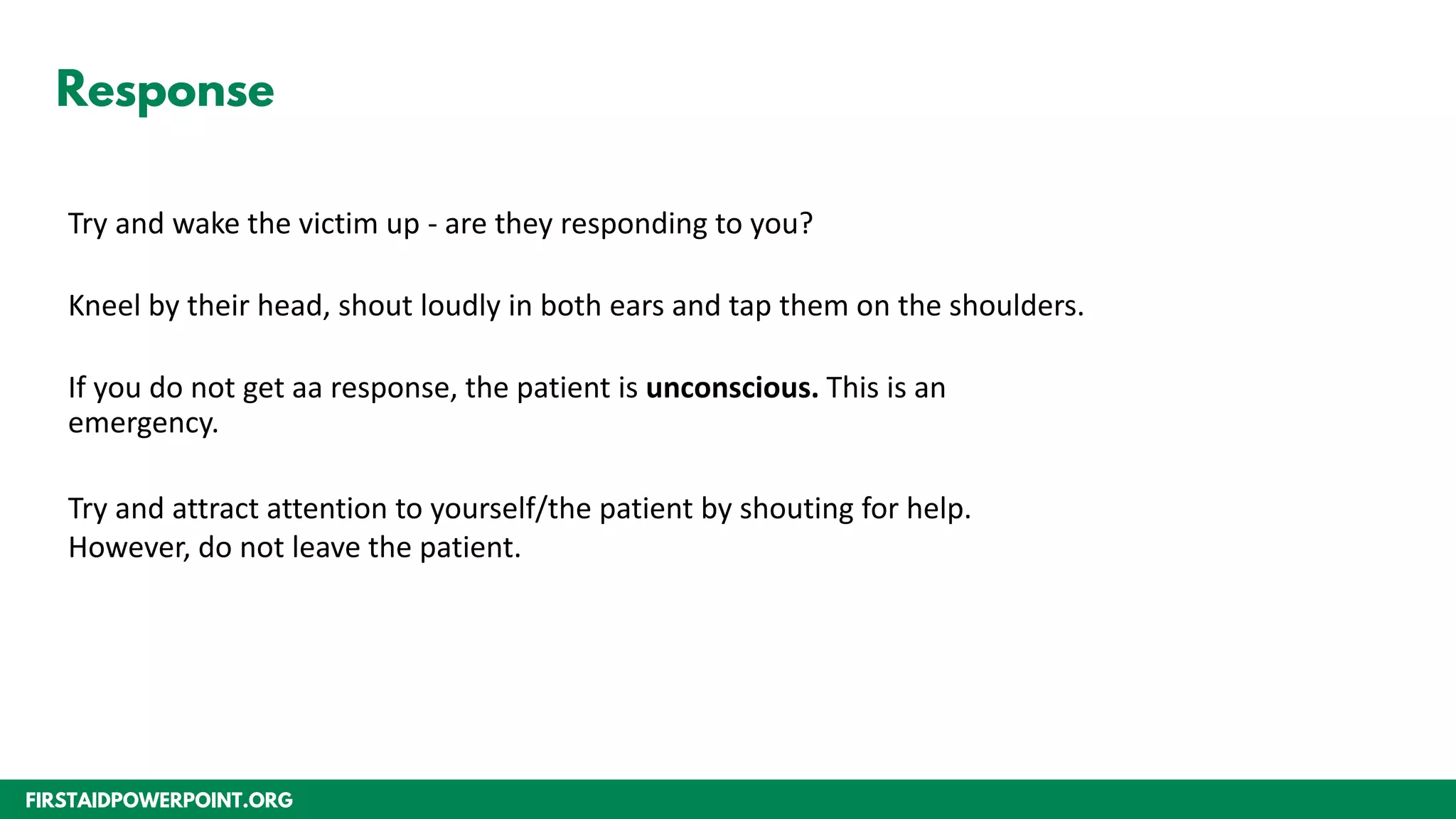 Basic First Aid - Cardiopulmonary Resuscitation (CPR) | PPTX