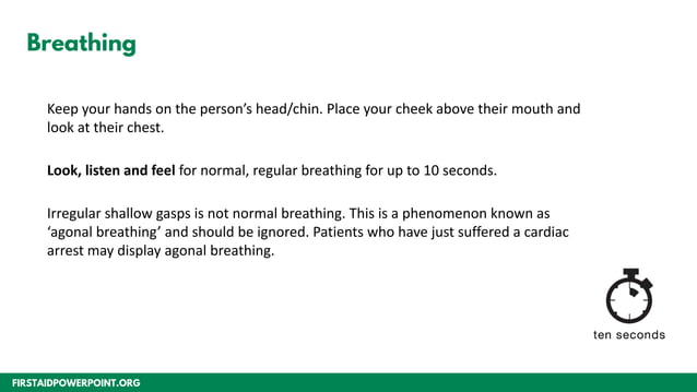 Basic First Aid - Cardiopulmonary Resuscitation (CPR) | PPTX