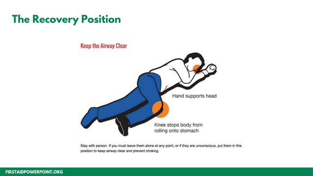 Basic First Aid - The Recovery Position | PPTX | First Aid | Injuries