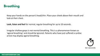 Basic First Aid - The Recovery Position | PPTX
