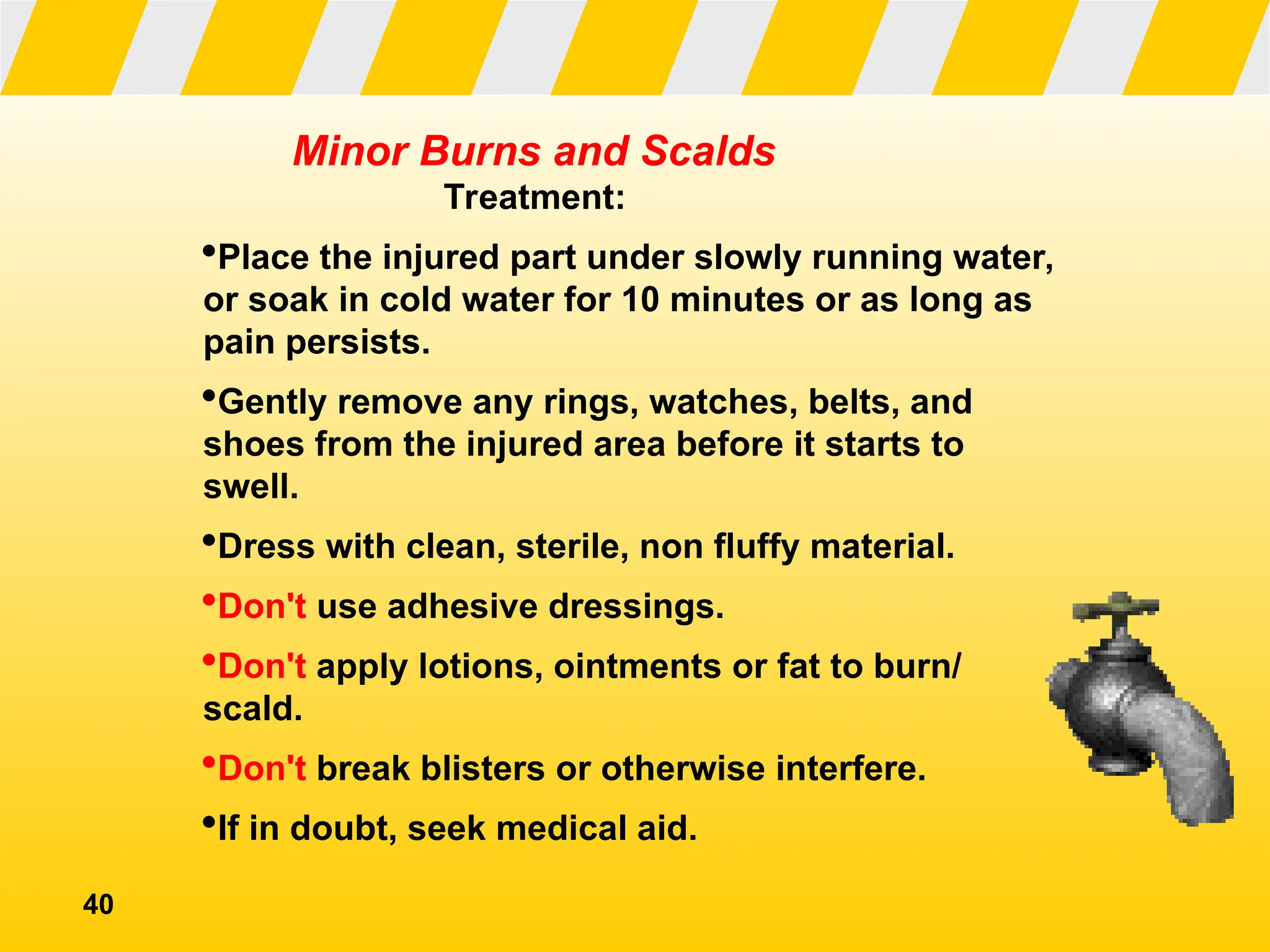 Basic FIRST AID PRINCIPLES AND APPROPRIATE MEASURES | PPT