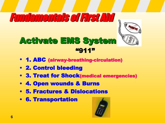 Basic FIRST AID PRINCIPLES AND APPROPRIATE MEASURES | PPT