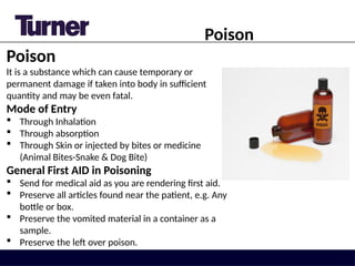 Basic First Aid awareness.pptx basis safety | PPT