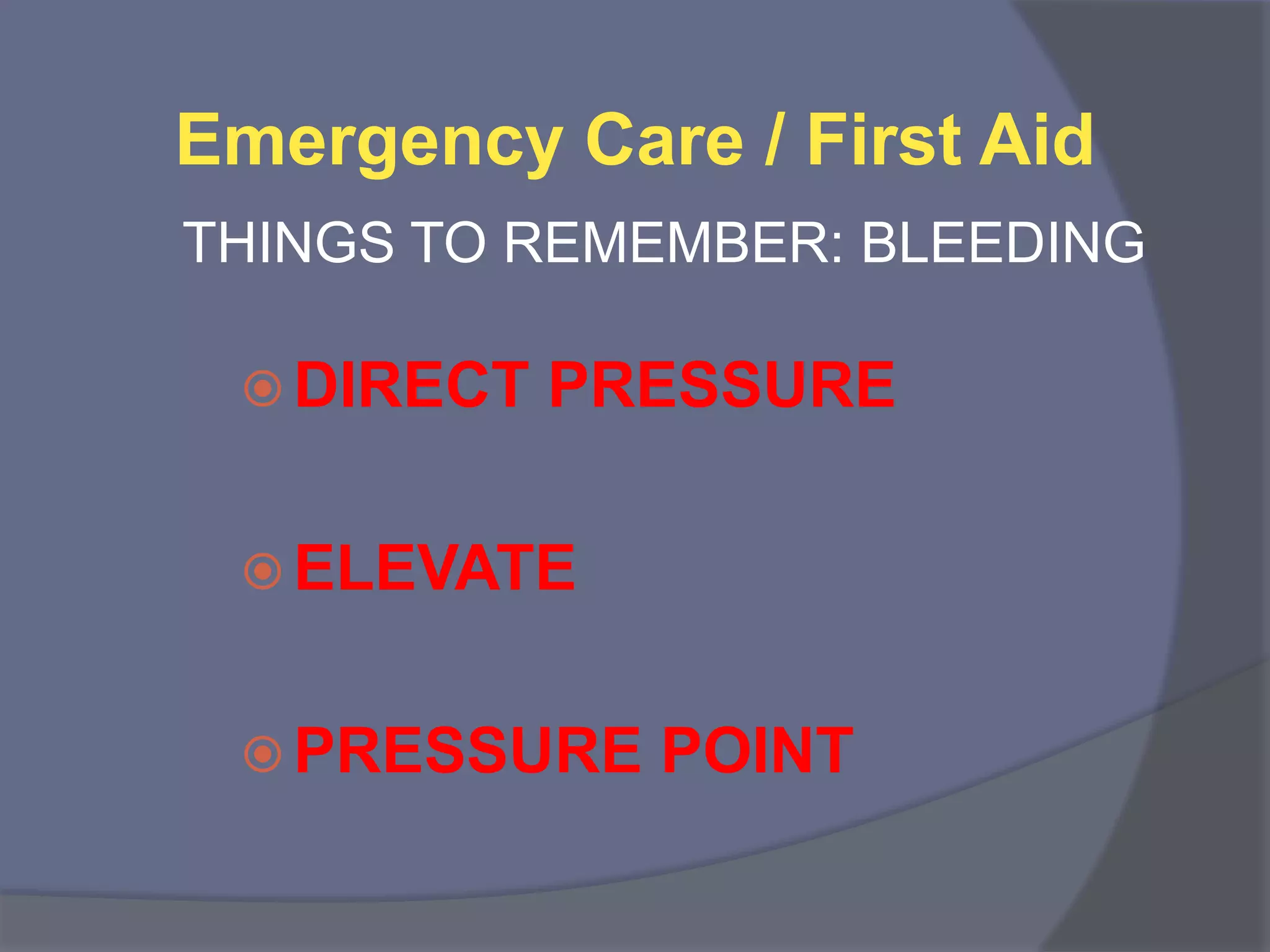 Basic first aid awareness by MTPB FRU | PPTX