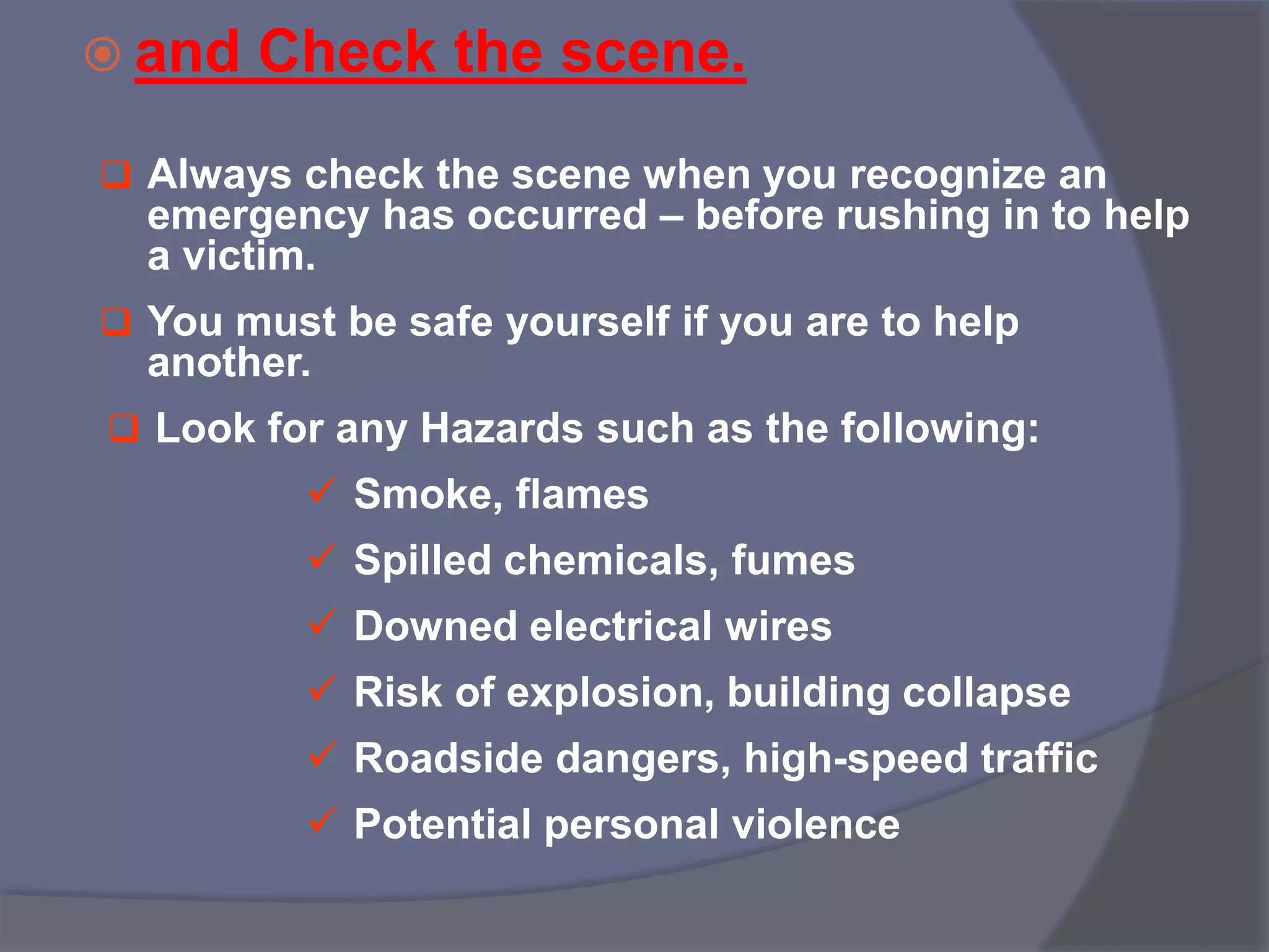 Basic first aid awareness by MTPB FRU | PPTX