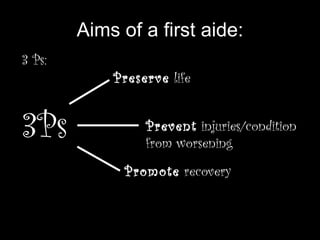 Basic first aid & cpr | PPT