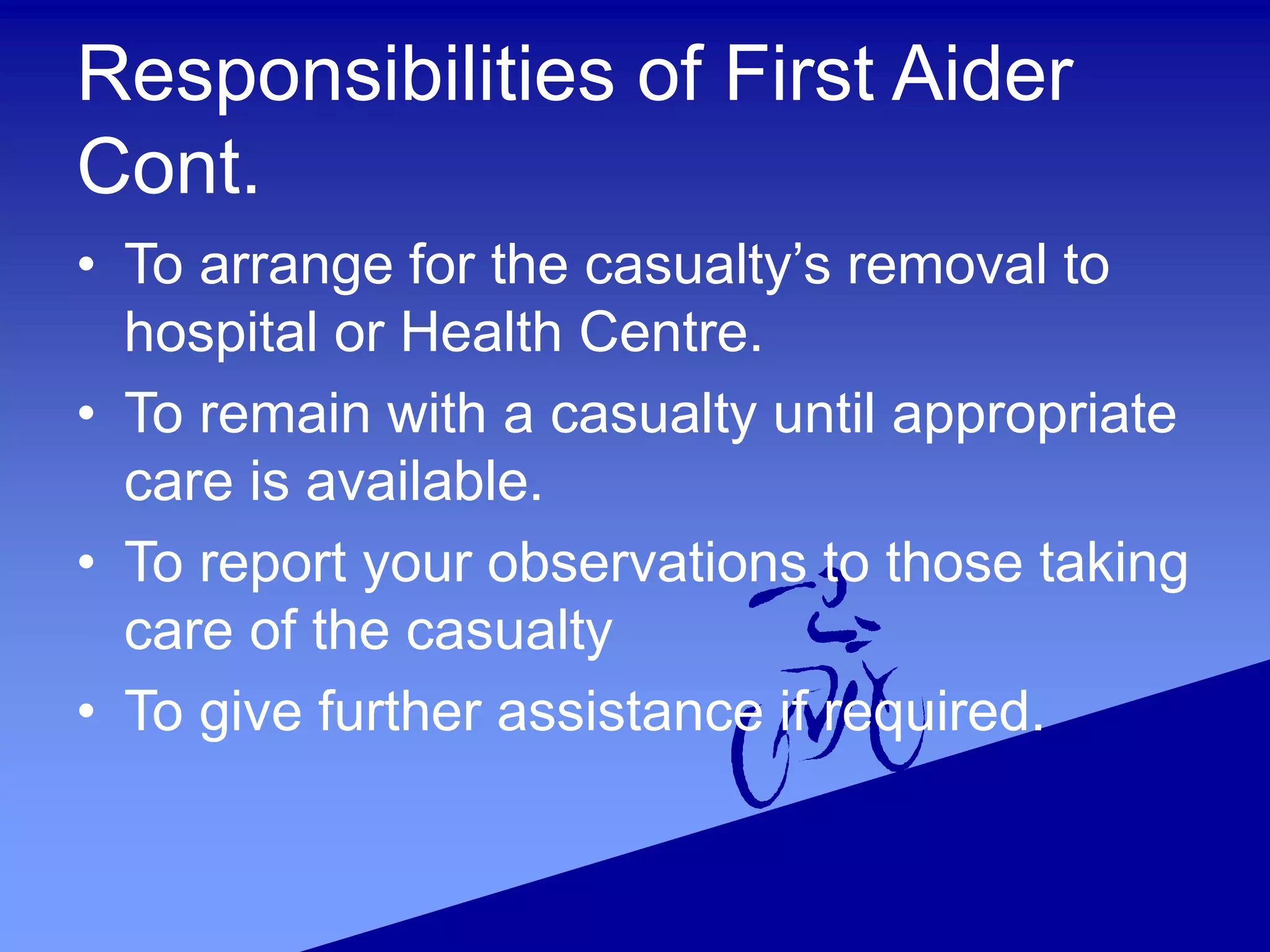 Basic first aid for beginners | PPTX