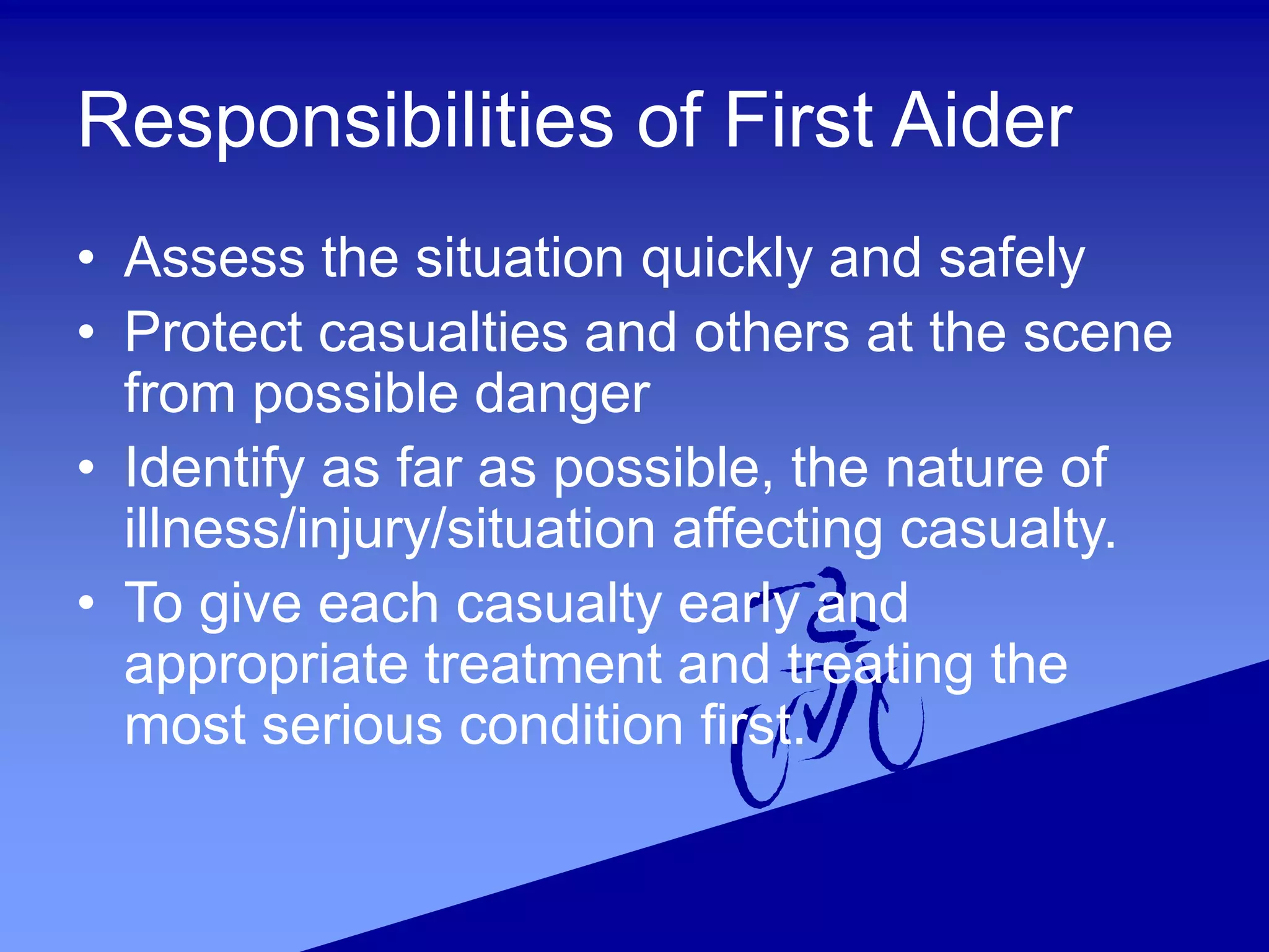 Basic first aid for beginners | PPTX