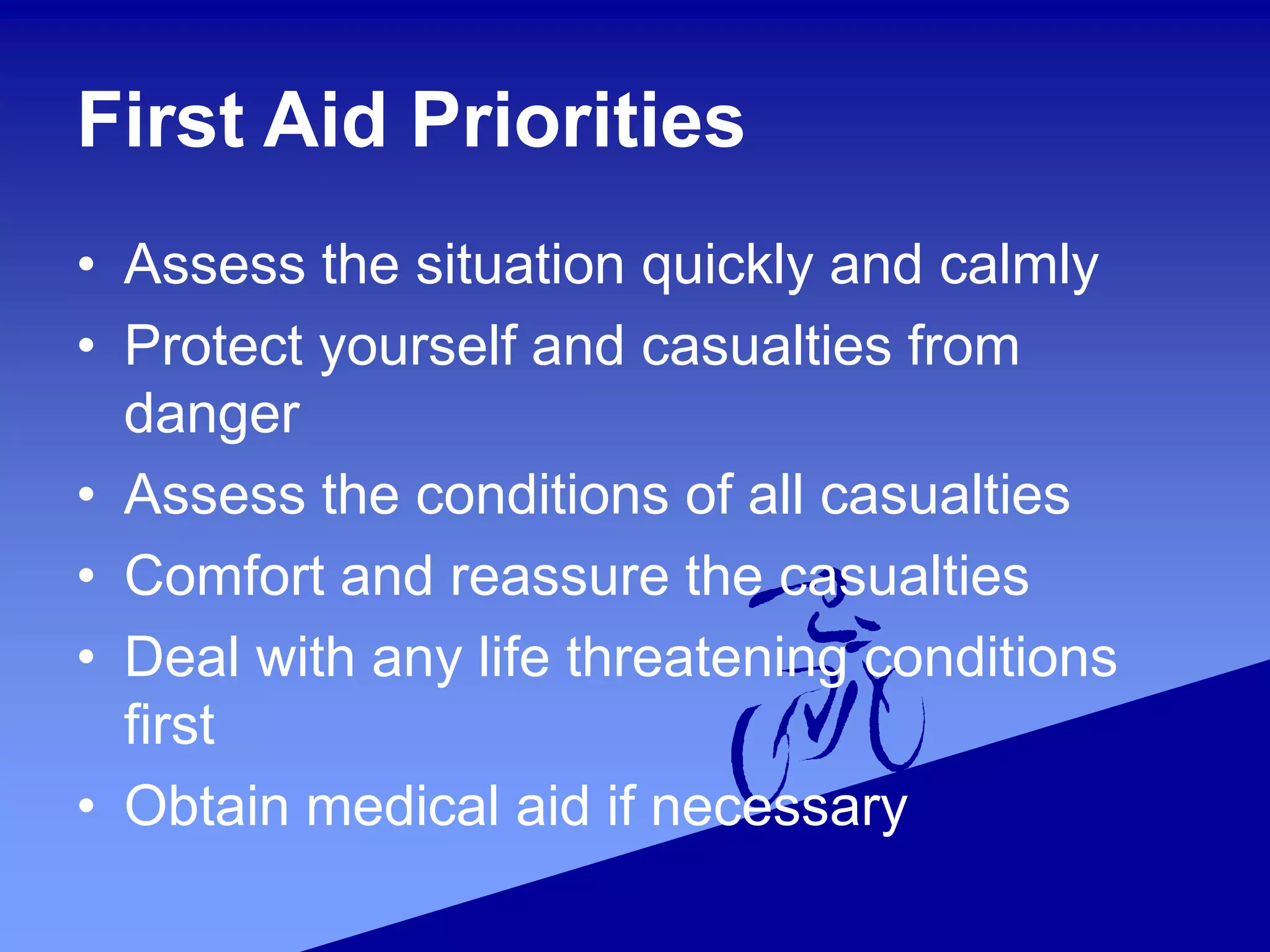 Basic first aid for beginners | PPTX