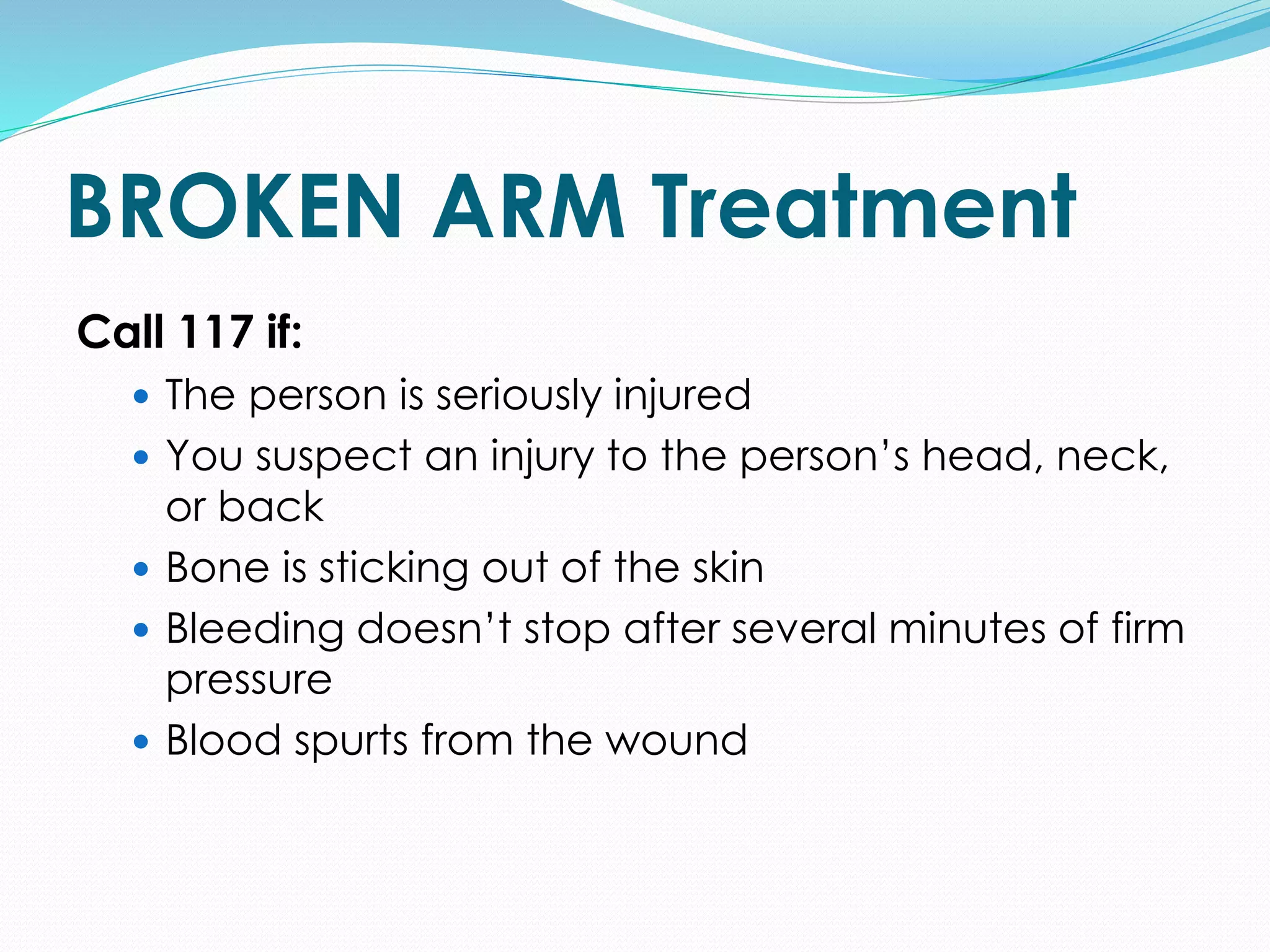 Basic first aid guide | PPTX