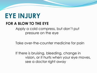 Basic first aid guide | PPTX