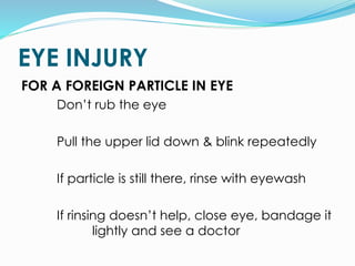 Basic first aid guide | PPTX
