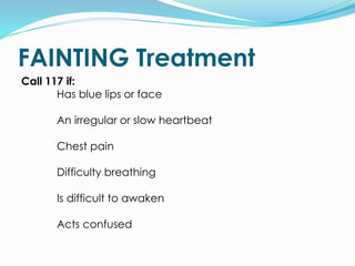 Basic first aid guide | PPTX