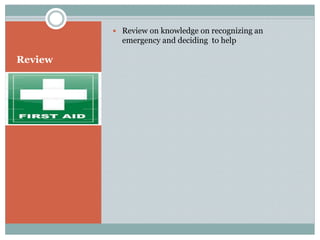 Basic first aid iv | PPTX