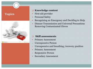 Basic first aid iv | PPT