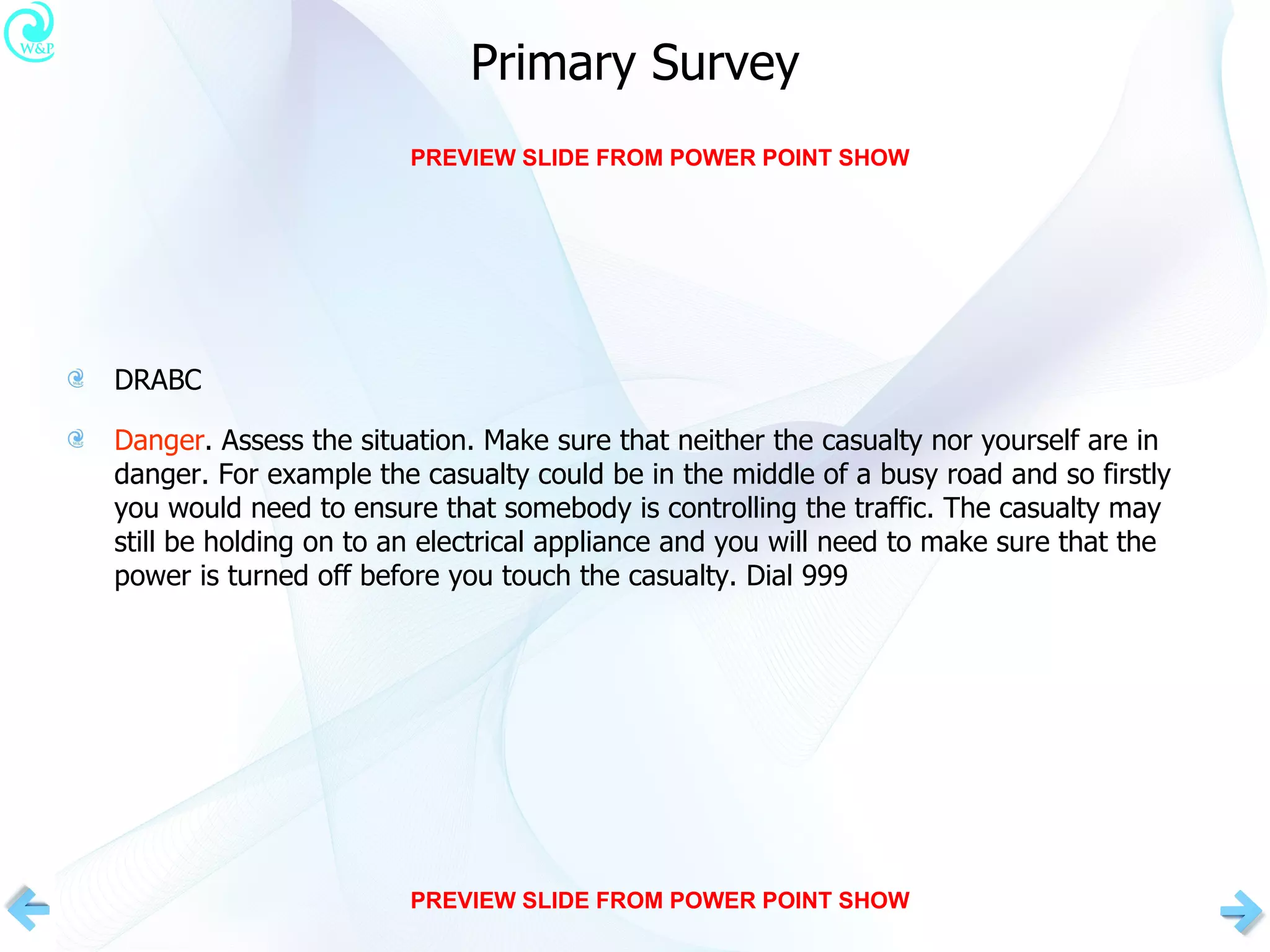 Basic First Aid Awareness Training - Preview | PPT