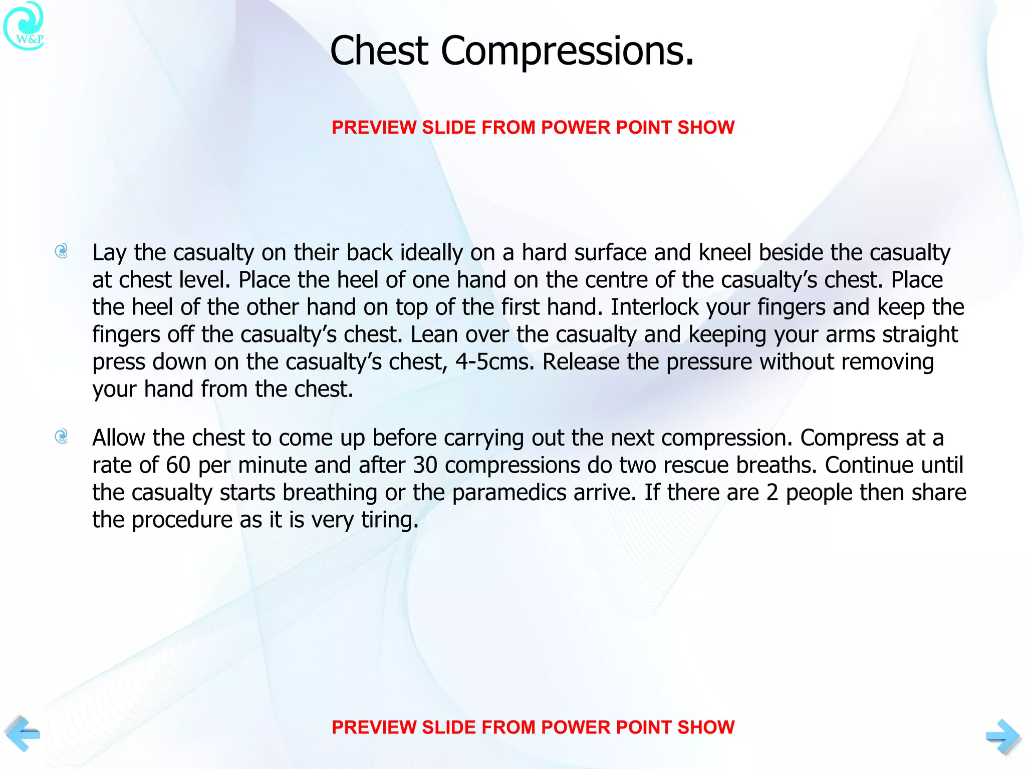 Basic First Aid Awareness Training - Preview | PPT