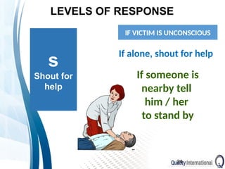 BASIC FIRST AID WITH CPR & AED SAFETY TR | PPTX
