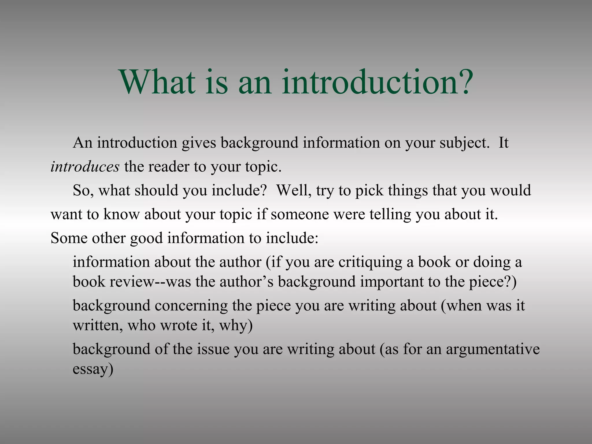 Basic five pargraph essay | PPT