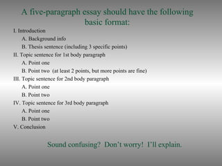 Basic five pargraph essay | PPT