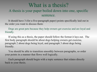 Basic five pargraph essay | PPT