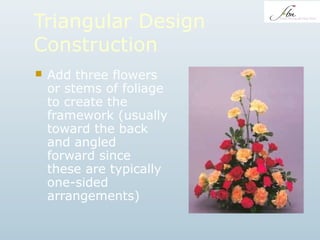 Basic floral arrangement_shapes by flower boutitue | PPT