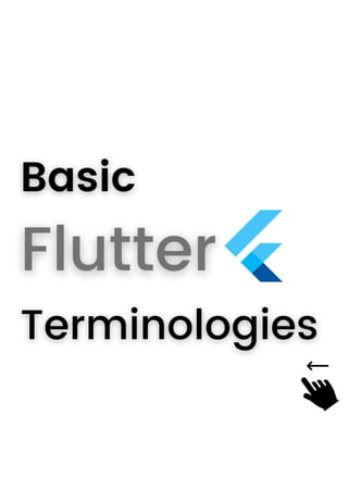 Basic flutter terminologies | PDF