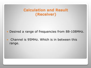 Basic fm communication system | PPTX