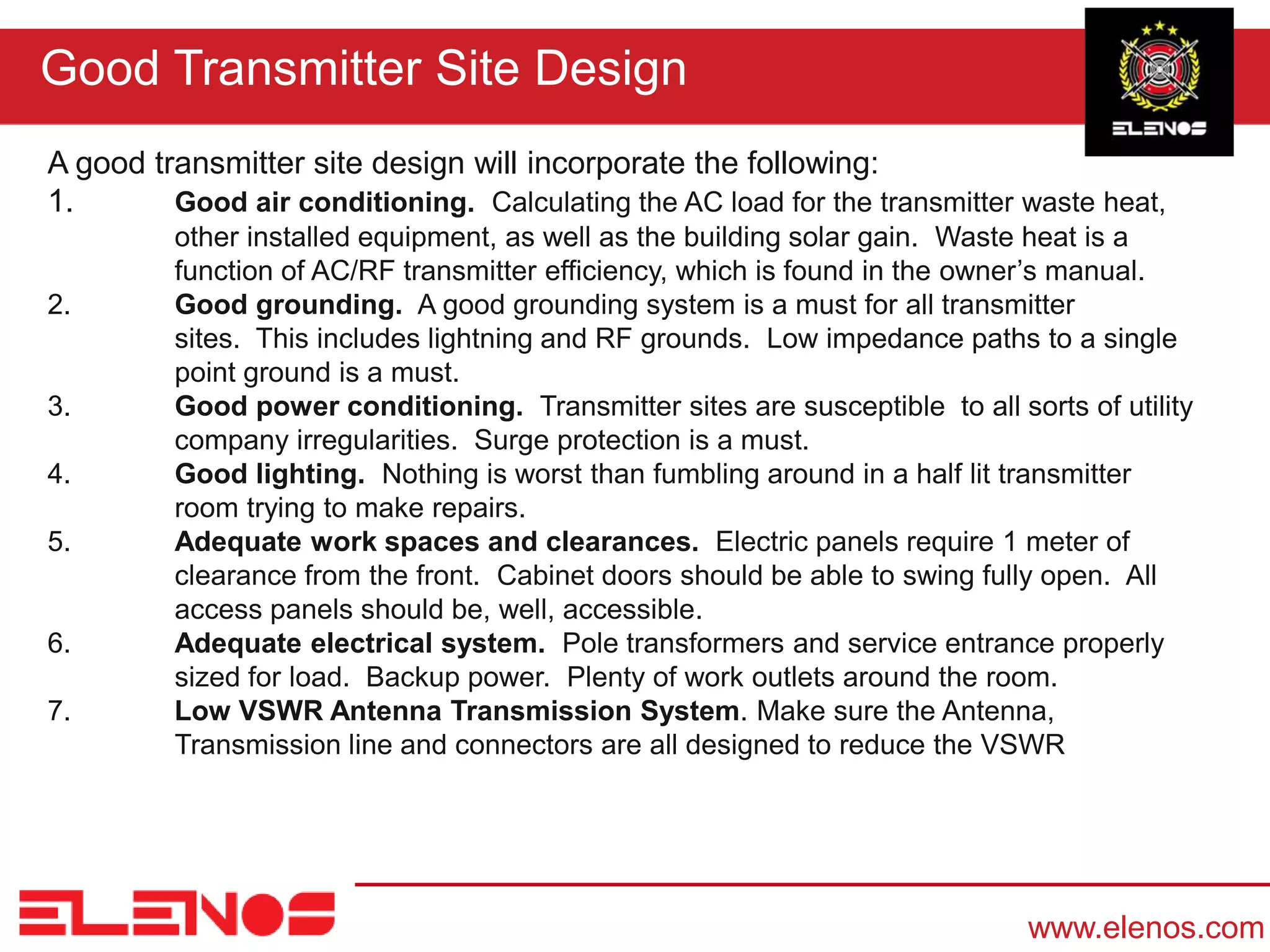 Basic FM Radio Station RF Design Good Practices | PPTX