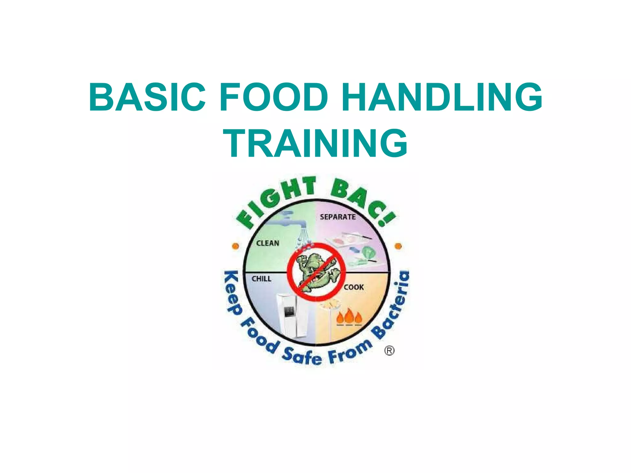 Basic Food Handling Training Power Point Presentation | PPT