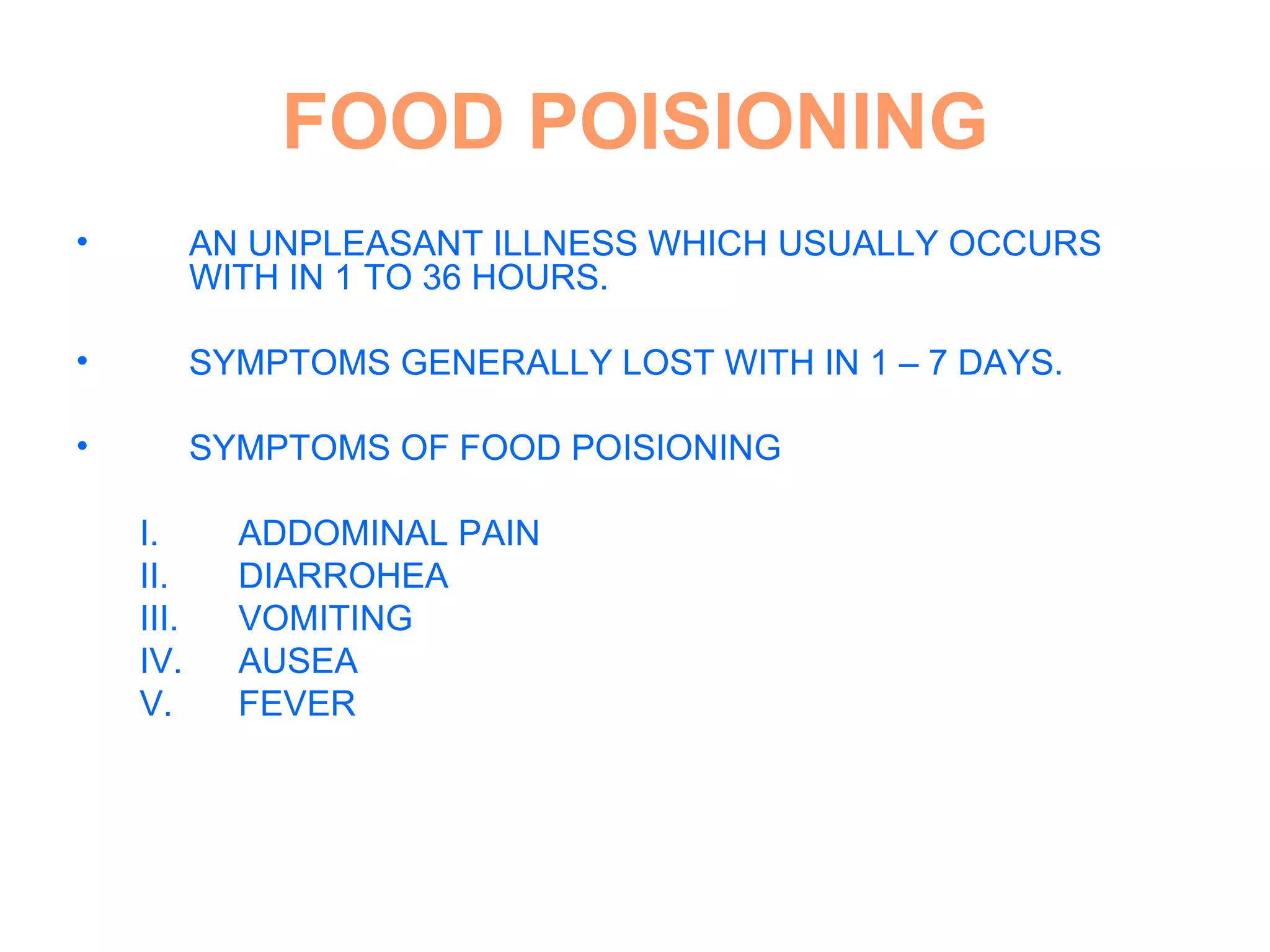 Basic Food Handling Training Power Point Presentation | PPT