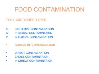 Basic Food Handling Training Power Point Presentation | PPT