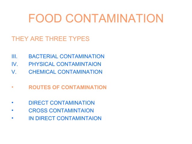 Basic Food Handling Training Power Point Presentation | PPT
