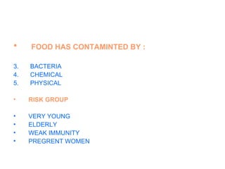 Basic Food Handling Training Power Point Presentation | PPT