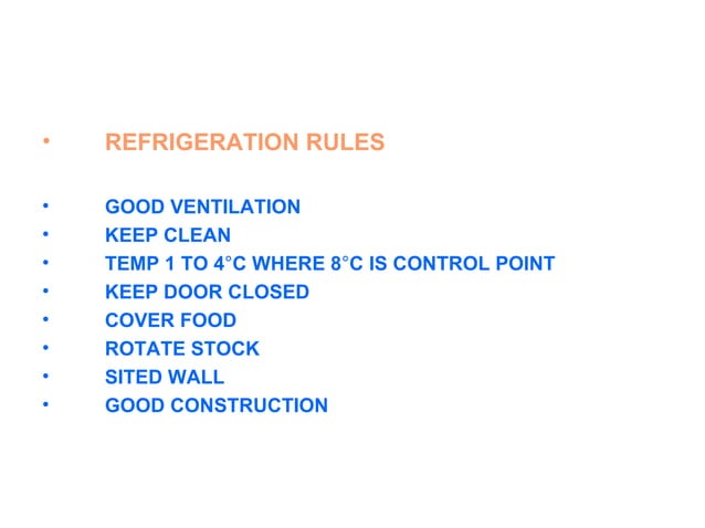 Basic Food Handling Training Power Point Presentation | PPT