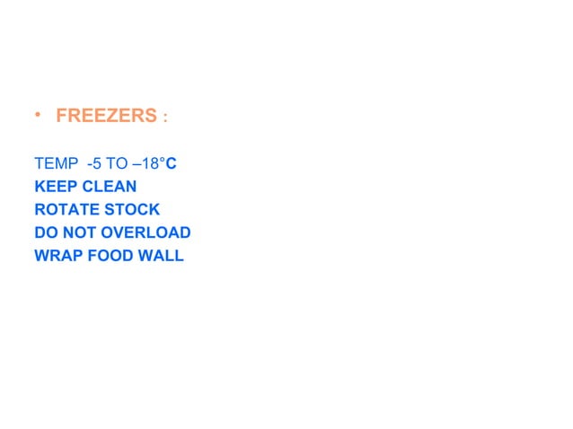 Basic Food Handling Training Power Point Presentation | PPT